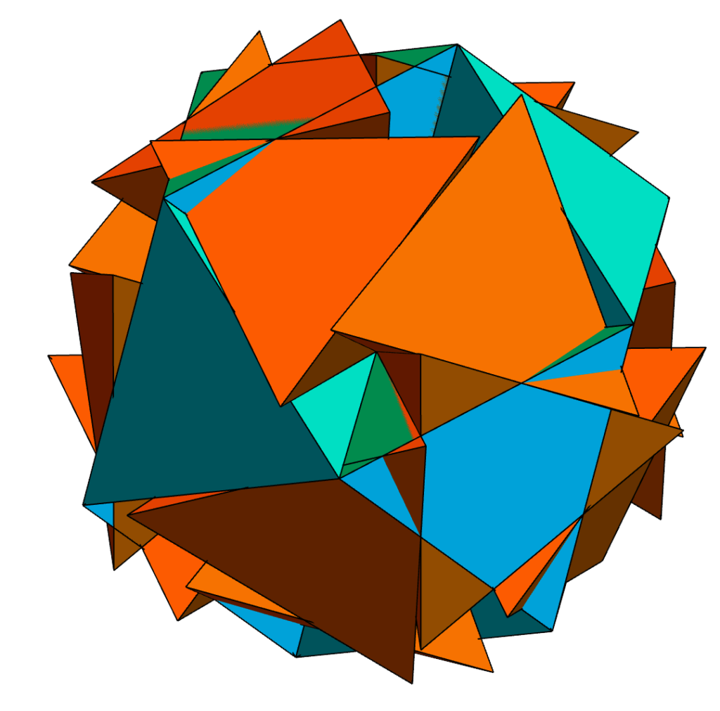 Overlaying Vertex-Sharing 4-Fold Cluster and Vertex-Sharing 5-Fold ...